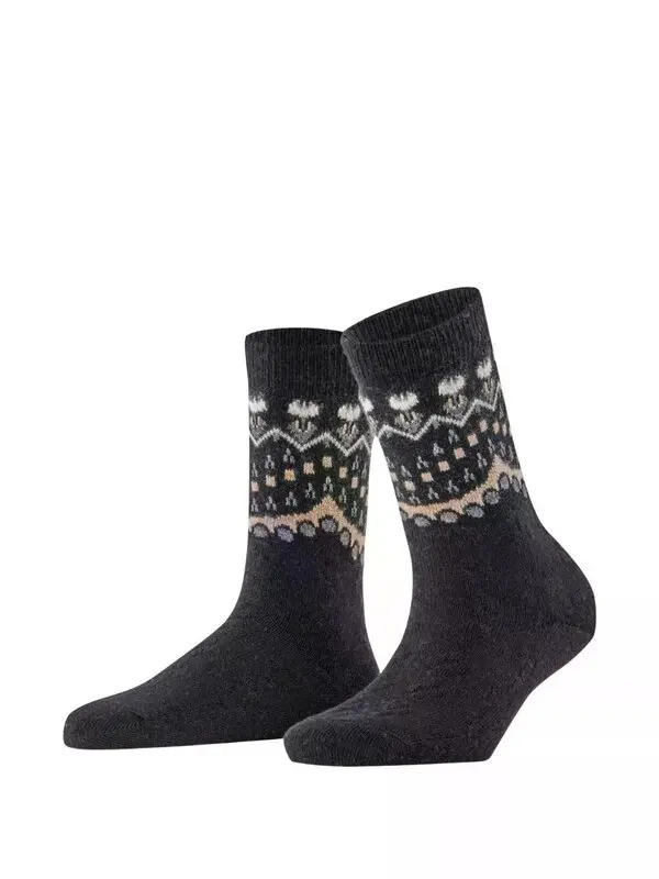 Falke Fair Isle Knit Socks