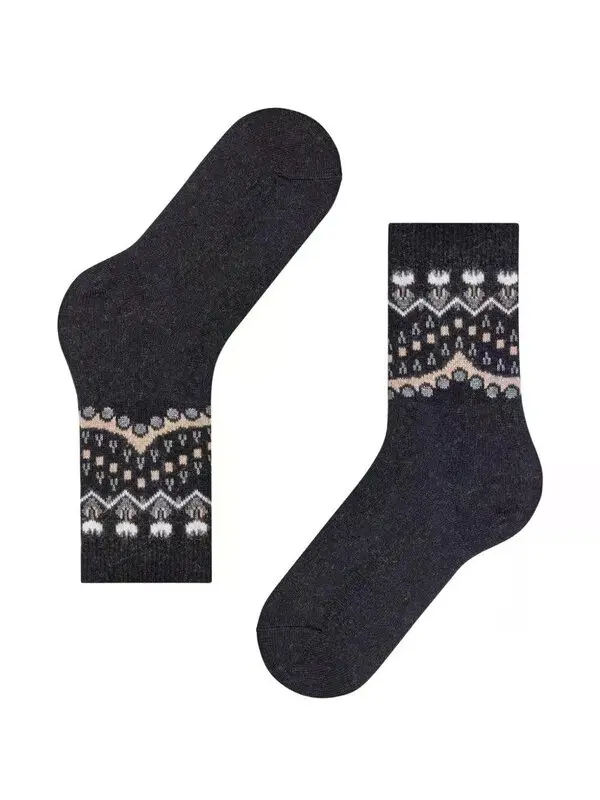 Falke Fair Isle Knit Socks