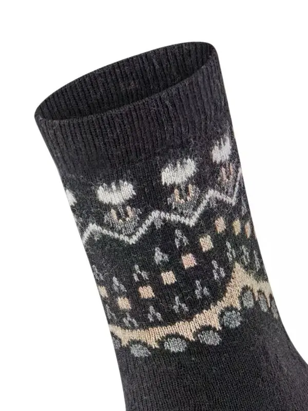 Falke Fair Isle Knit Socks