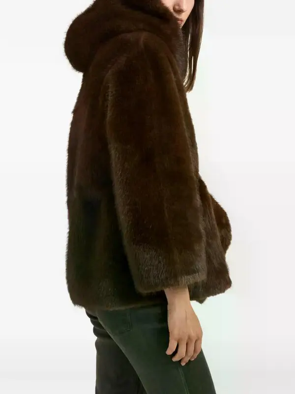 BULLY Hooded Faux-fur Jacket