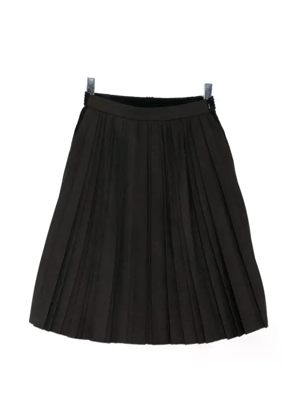 Mihara Yasuhiro Pleated A-line Skirt