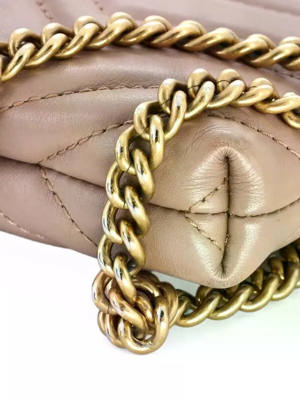 Gucci Gg Marmont Chain Matelasse Leather Mini Shoulder Bag