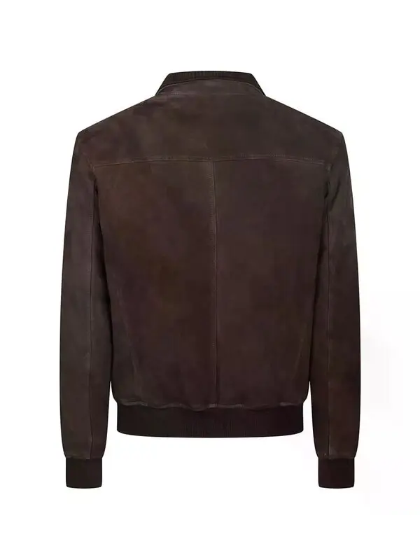 STEWART Calf Suede Bomber Jacket