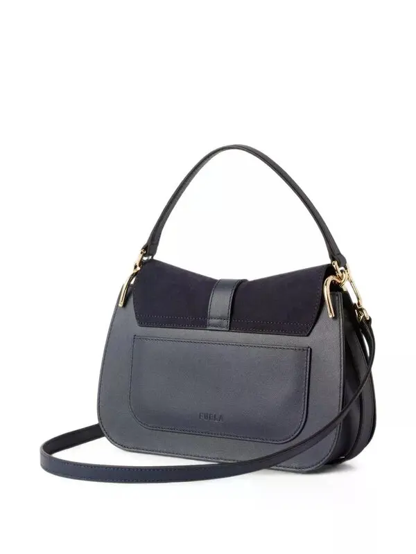 Furla Logo-plaque Top-handle Tote Bag - Blue