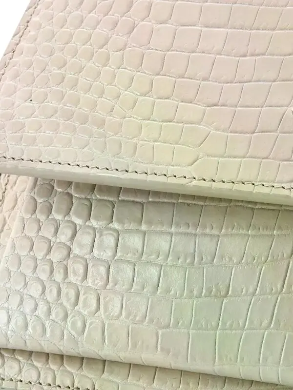 Saint Laurent Sunset Crocodile Embossed Leather Medium Crossbody Bag