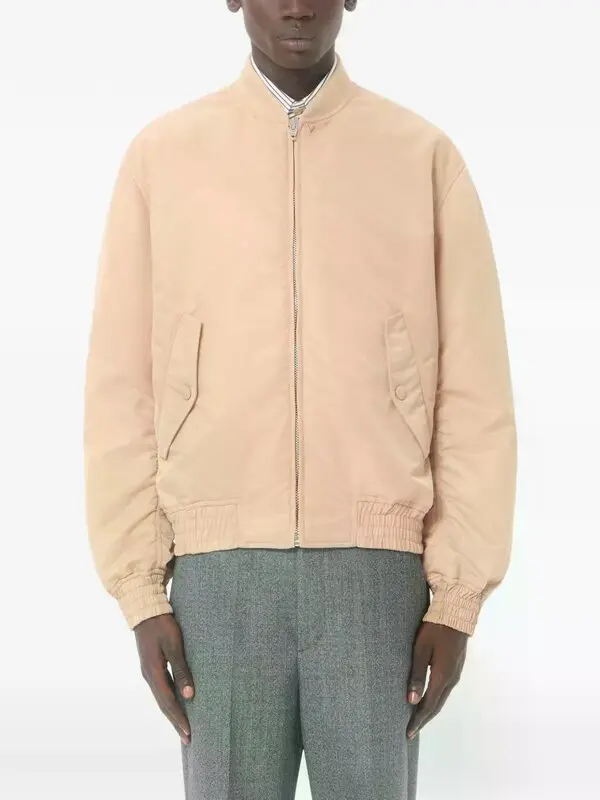Valentino Garavani Nylon Bomber Jacket With Vgold