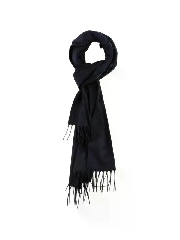 LARDINI Fringed Cashmere Scarf