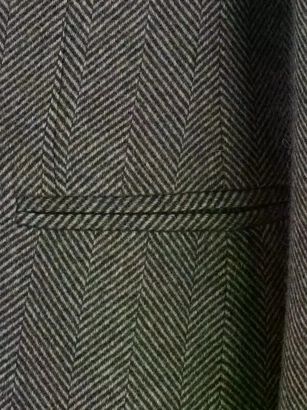 Antonelli Firenze Herringbone-pattern Single-breasted Blazer