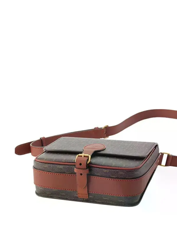 Saint Laurent Le Monogramme Coated Canvas Buckle Crossbody Bag