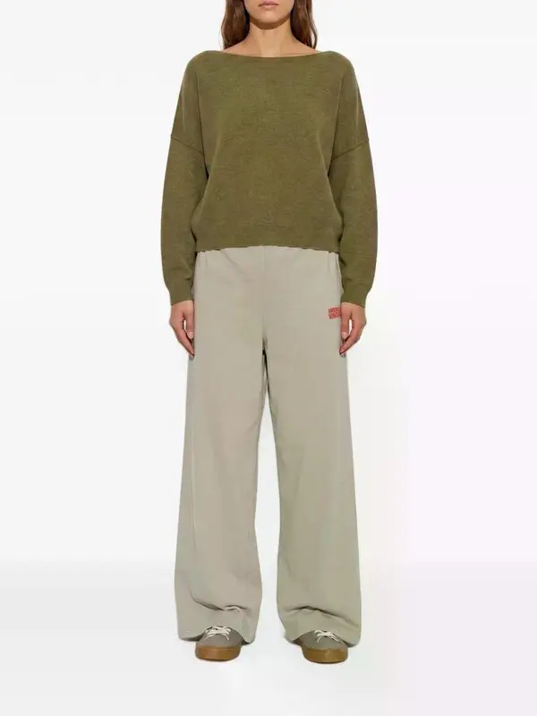 American Vintage Logo-print Wide-leg Track Pants