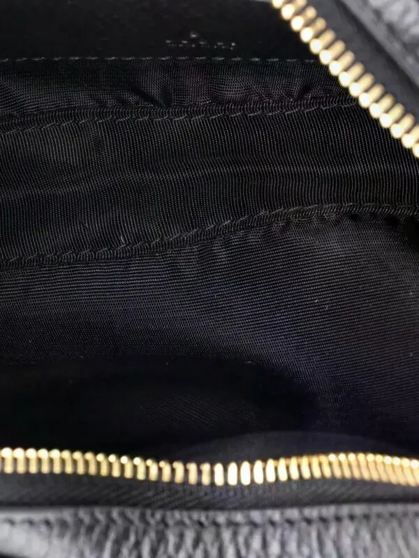 Gucci Gg Marmont Crossbody Bag Leather Mini Shoulder Bag - Black