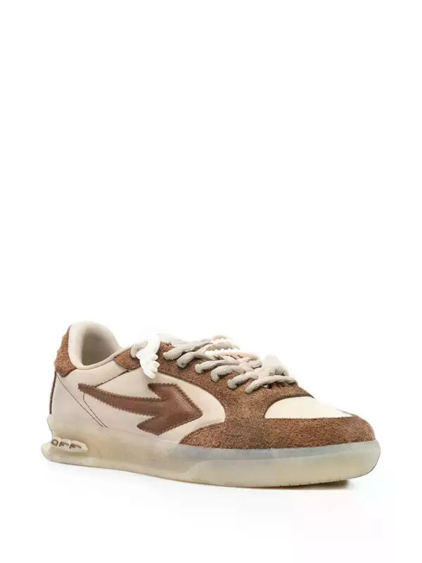 Off-White Arrows Panelled Sneakers - Neutrals