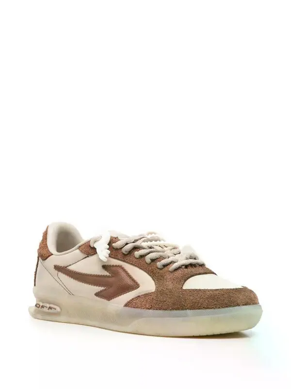 Off-White Arrows Panelled Sneakers - Neutrals