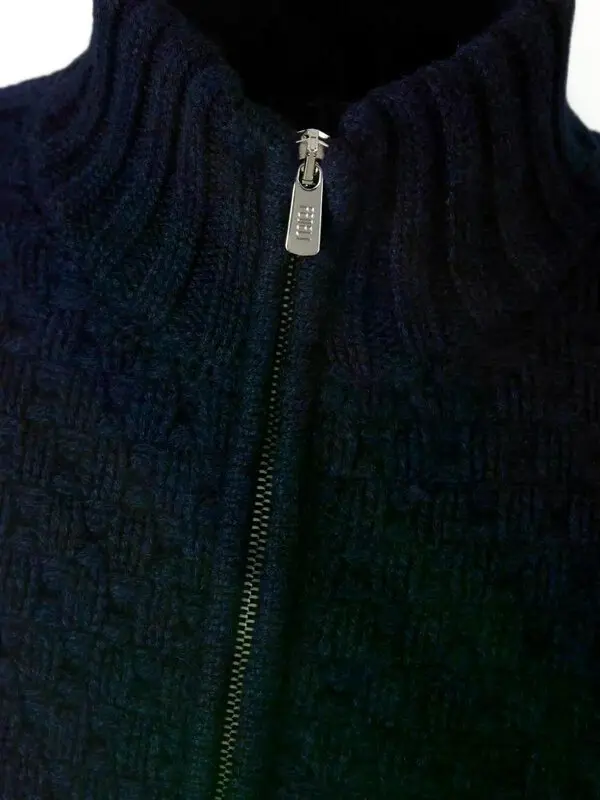 Fedeli Textured-stitch Cardigan