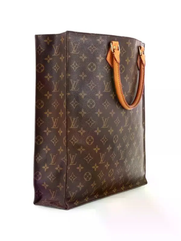 LOUIS VUITTON Sac Plat Bag Monogram Canvas Tote Bag