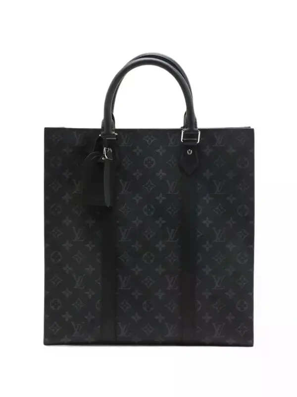 LOUIS VUITTON 2010-2026 Monogram Eclipse Sac Plat Satchel