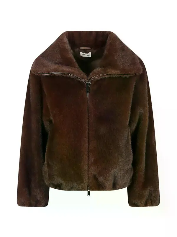 P.a.r.o.s.h Faux-fur Zip-up Jacket