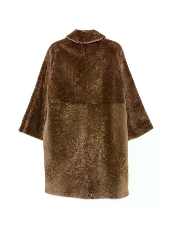 MANZONI 24 Shearling Button-up Coat