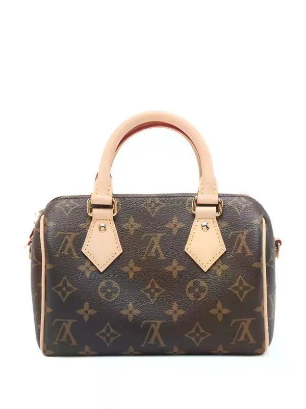 LOUIS VUITTON Monogram Speedy Bandoulière 20 Satchel - Brown