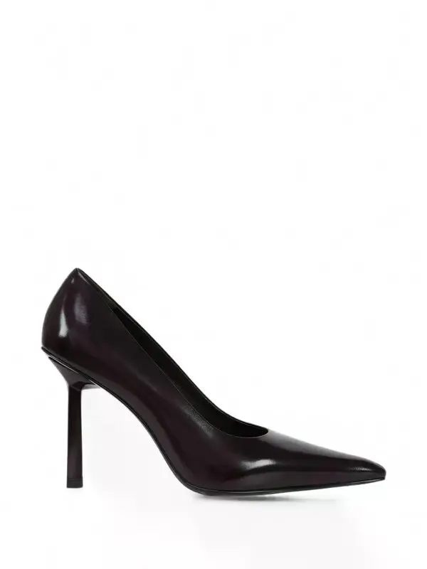 POTAMY Pointed-toe Leather Pumps