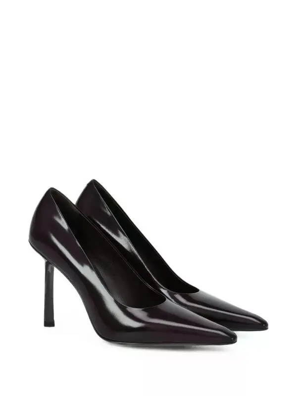 POTAMY Pointed-toe Leather Pumps
