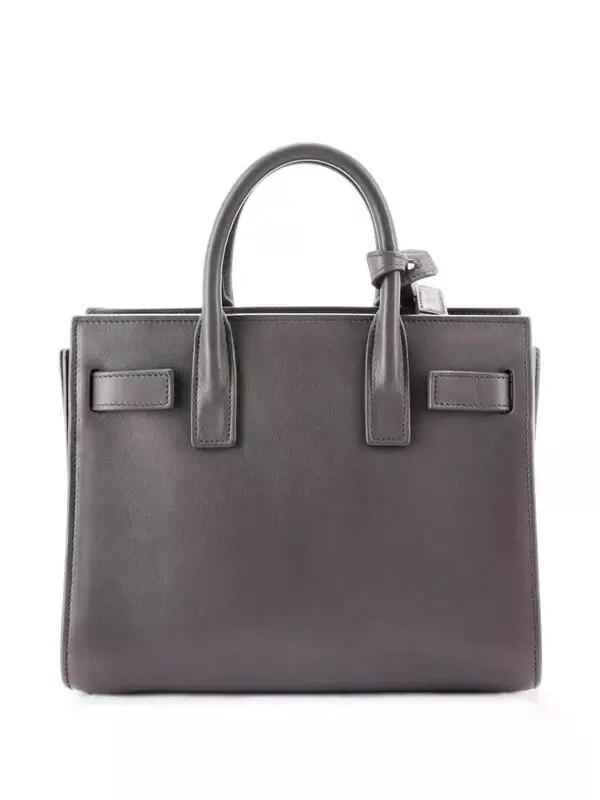 Saint Laurent Sac De Jour Bag Leather Nano Tote Bag