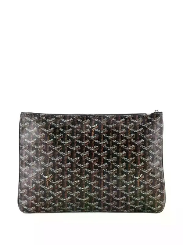 Goyard Senat Zip Coated Canvas Mm Pouch