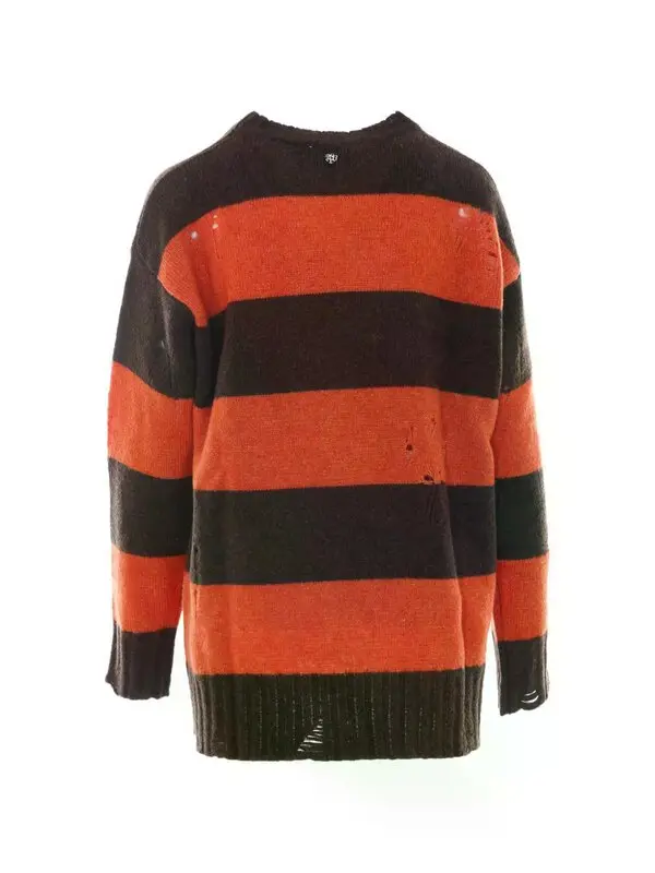 ANIYE BY Lilith Distressed-knit Sweater