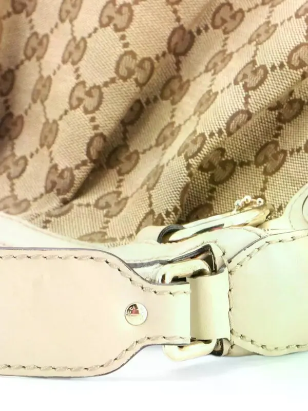 Gucci Sukey Gg Canvas With Leather Medium Hobo Bag