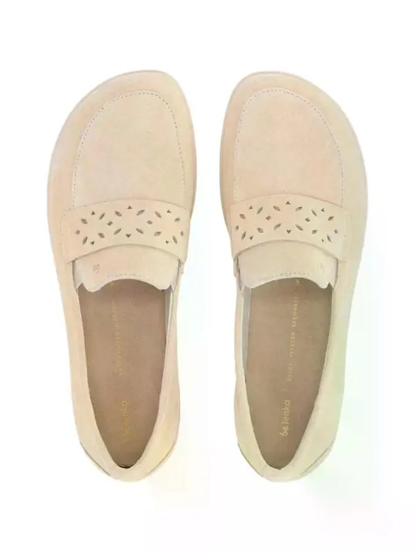 Be Lenka Suede Laser-cut Loafers