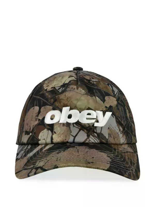 Obey Delta 5 Camouflage-print Cap - Brown