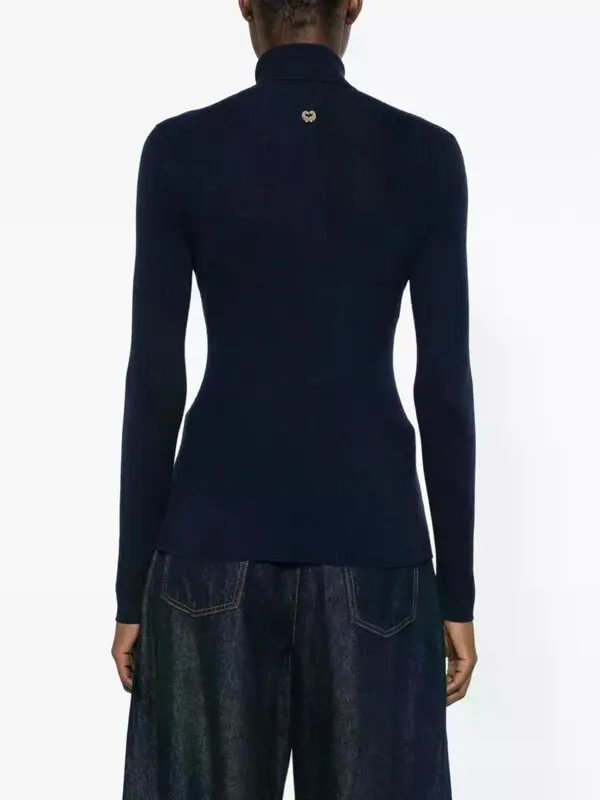 Maje Ribbed-knit Roll-neck Sweater