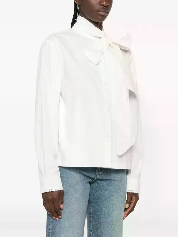 Maje Pussy-bow-collar Shirt