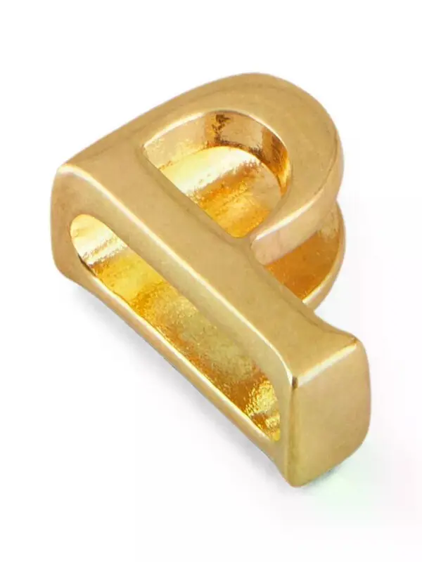TOD'S Letter P Charm - Gold