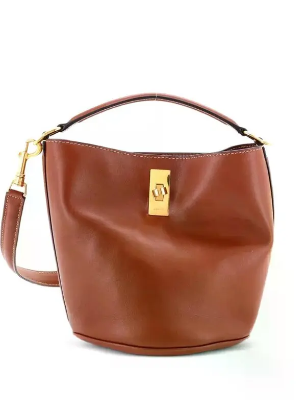 Celine Leather Teen Bucket Bag - Brown
