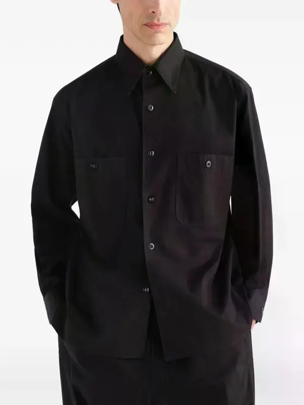 LEMAIRE Two-pocket Shirt In Light Cotton Twill
