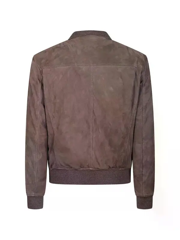 STEWART Suede Bomber Jacket