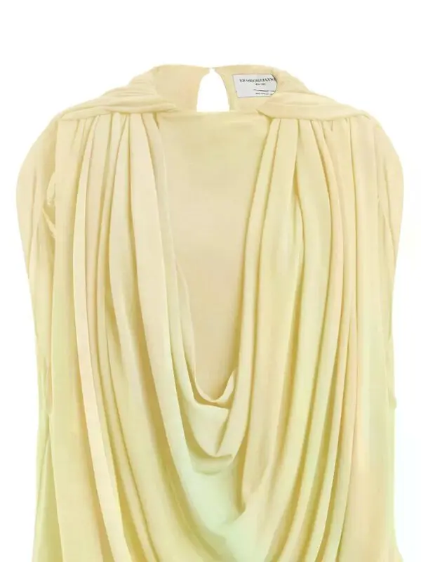 Brandon Maxwell Astor Draped Top