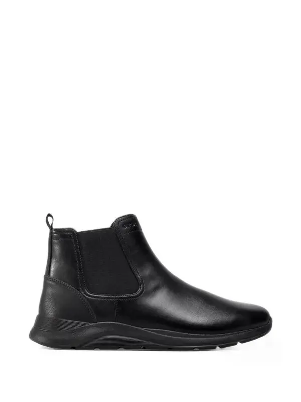Geox Elasticated-panel Leather Boots