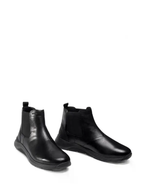 Geox Elasticated-panel Leather Boots