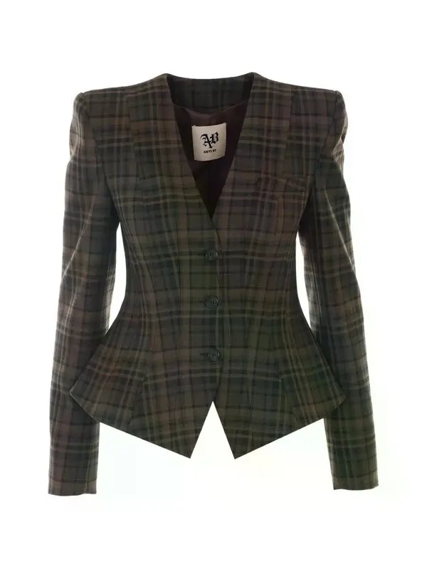 ANIYE BY Mini Noa Check-pattern Blazer