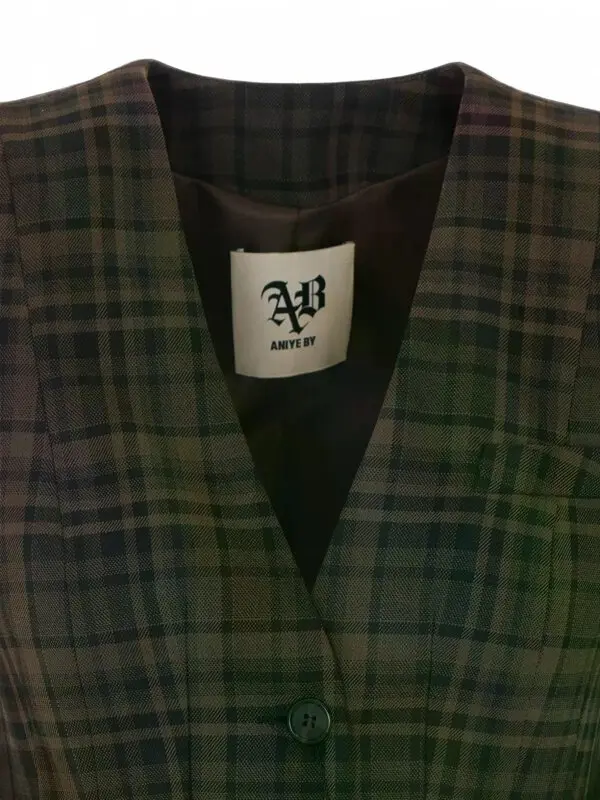 ANIYE BY Mini Noa Check-pattern Blazer