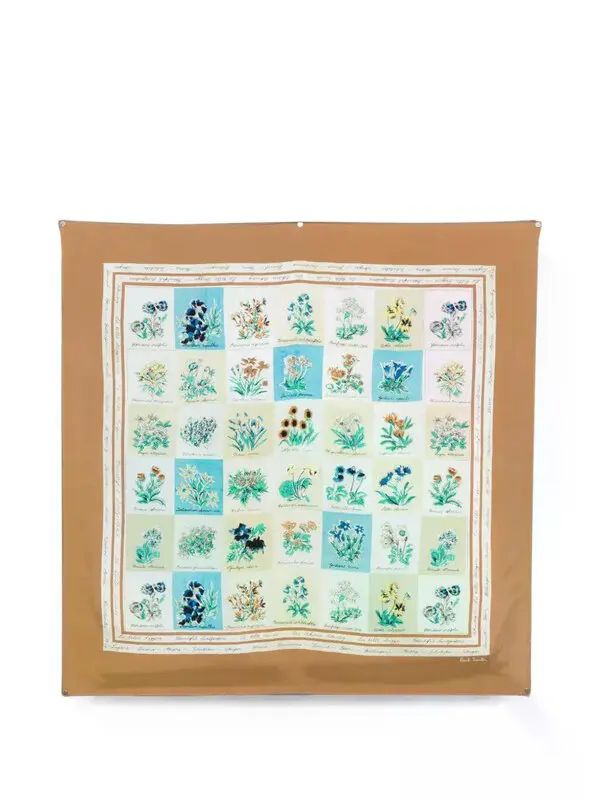 Paul Smith Floral-print Silk Scarf