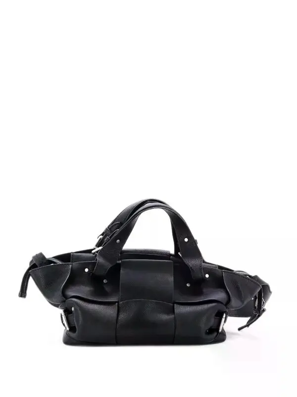 Bottega Veneta Arco Tool Bag Maxi Intrecciato Leather Satchel