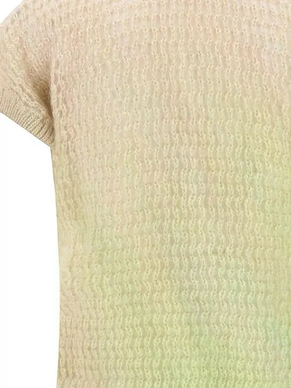 Eleventy Openwork-knit Sleeveless Cardigan