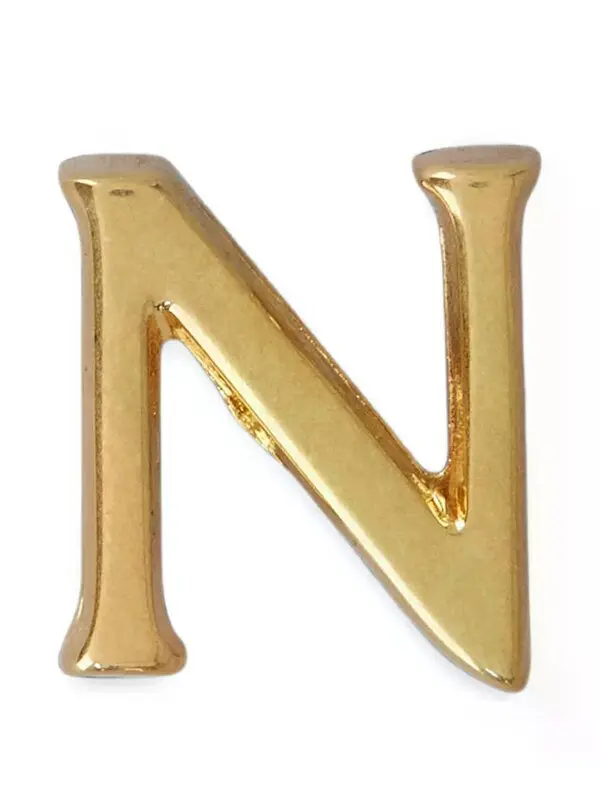 TOD'S Letter N Charm - Gold