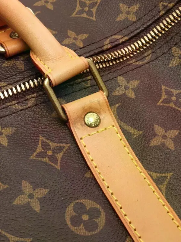 LOUIS VUITTON Monogram Keepall 55 Luggage - Brown
