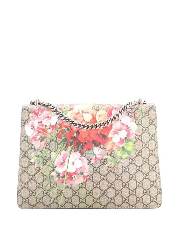 Gucci Dionysus Bag Blooms Print Gg Coated Canvas Medium Shoulder Bag