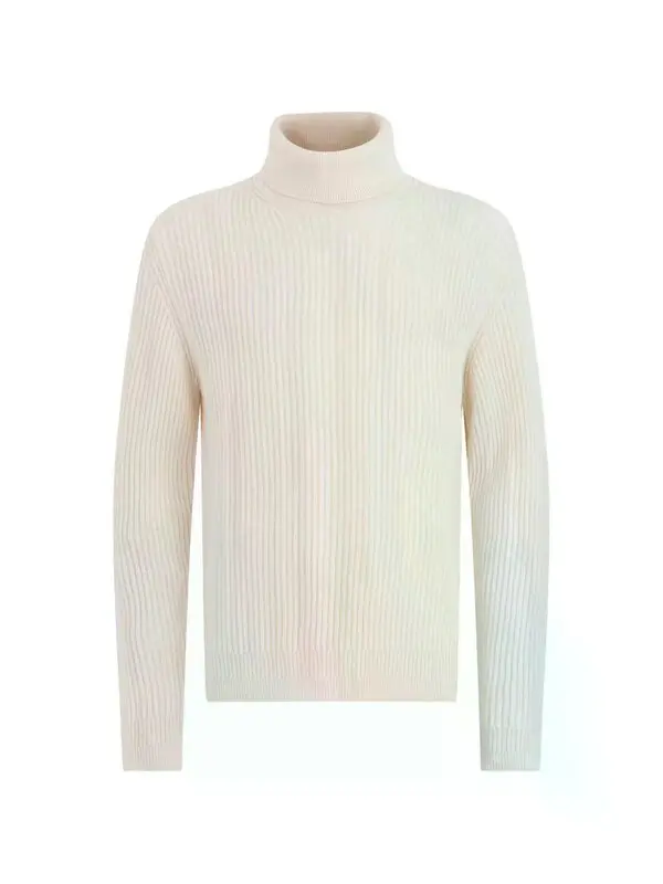 SLOWEAR Ribbed-knit Roll-neck Sweater