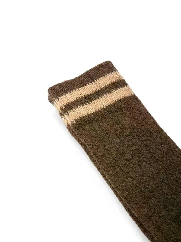 ECOALF Logo-print Striped Socks